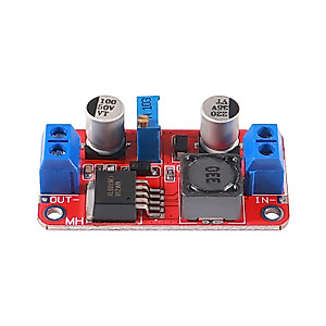 MELIFE 5pcs XL6019 5A High Power Current DC to DC Step-up 5V 6V 12V 24V 3-35V to 5-40V Converter Adjustable Voltage Regulator Power Modules Boost Module Booster