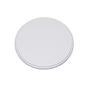 Litepak Door Stopper Wall Protector Bumper 5" Door Knob Guard Plastic Self Adhesive Prevents Door Handle Damage, White (White, 1 Pack)
