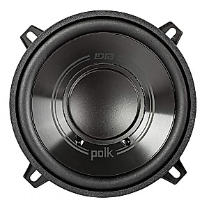 Polk Audio DB5252 DB+ Series Component Speaker System for Car & Marine - 5-1/4" 2-Way Speaker, 4-Ohm Impedance, 50-23kHz Frequency Response, Polypropylene Woofer Cone, Separate Silk Dome Tweeter