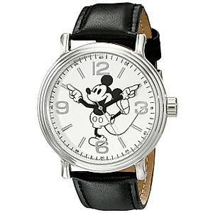 Disney Mickey Mouse Adult Vintage Articulating Hands Analog Quartz Watch