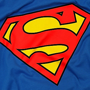 Toddler Superman Classic Logo T Shirt & Stickers (4T)