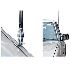 UngSung Vehicle Hood & Fender Mount Bracket for CB UHF VHF Ham Radio Antenna Pole Z Mounting Bracket