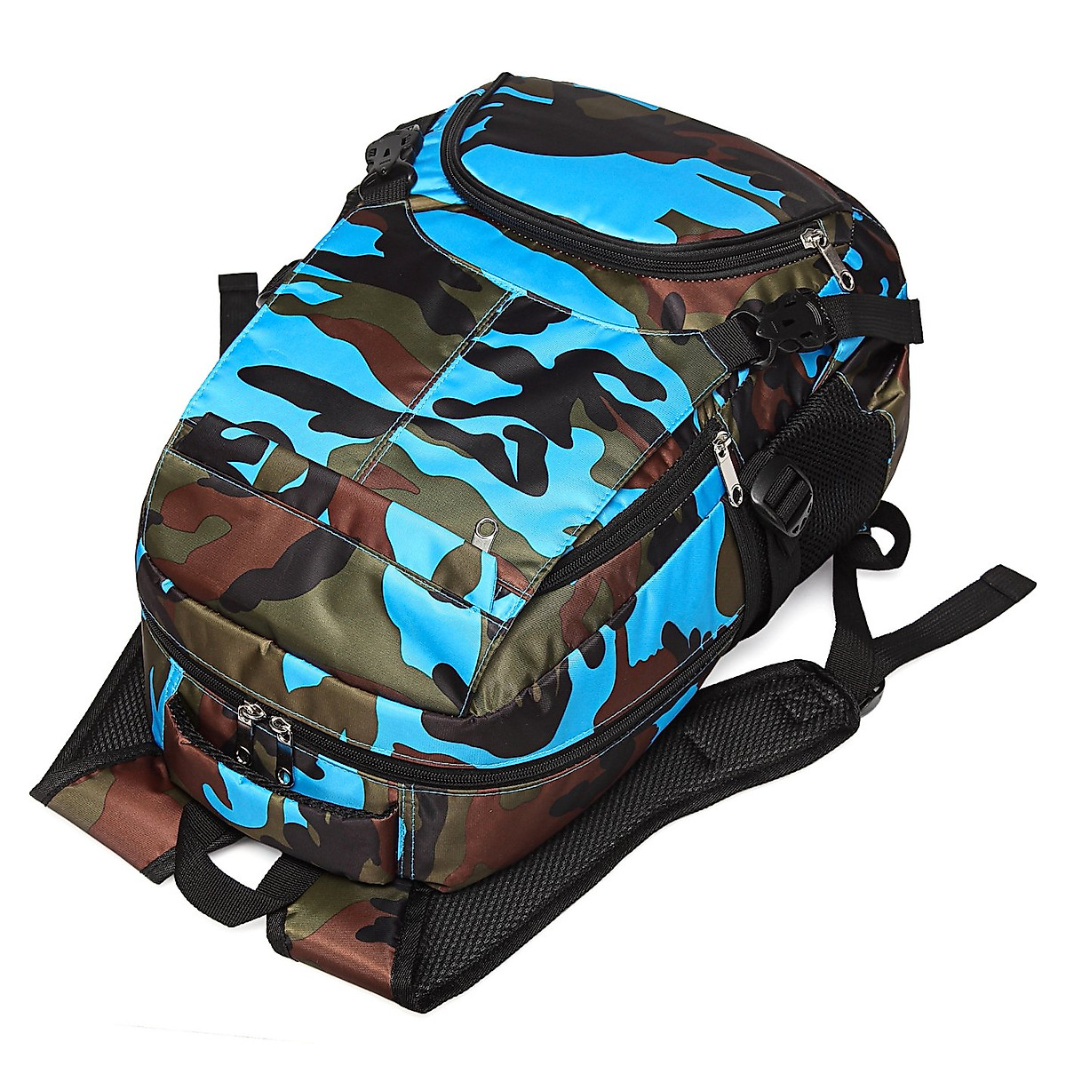 BLUEFAIRY Kids Backpack for Boys Elementary Primary Middle School Book Bags Bookbags Back to School Bags Large Compartment Mochila Escolar para Niños Camouflage Blue