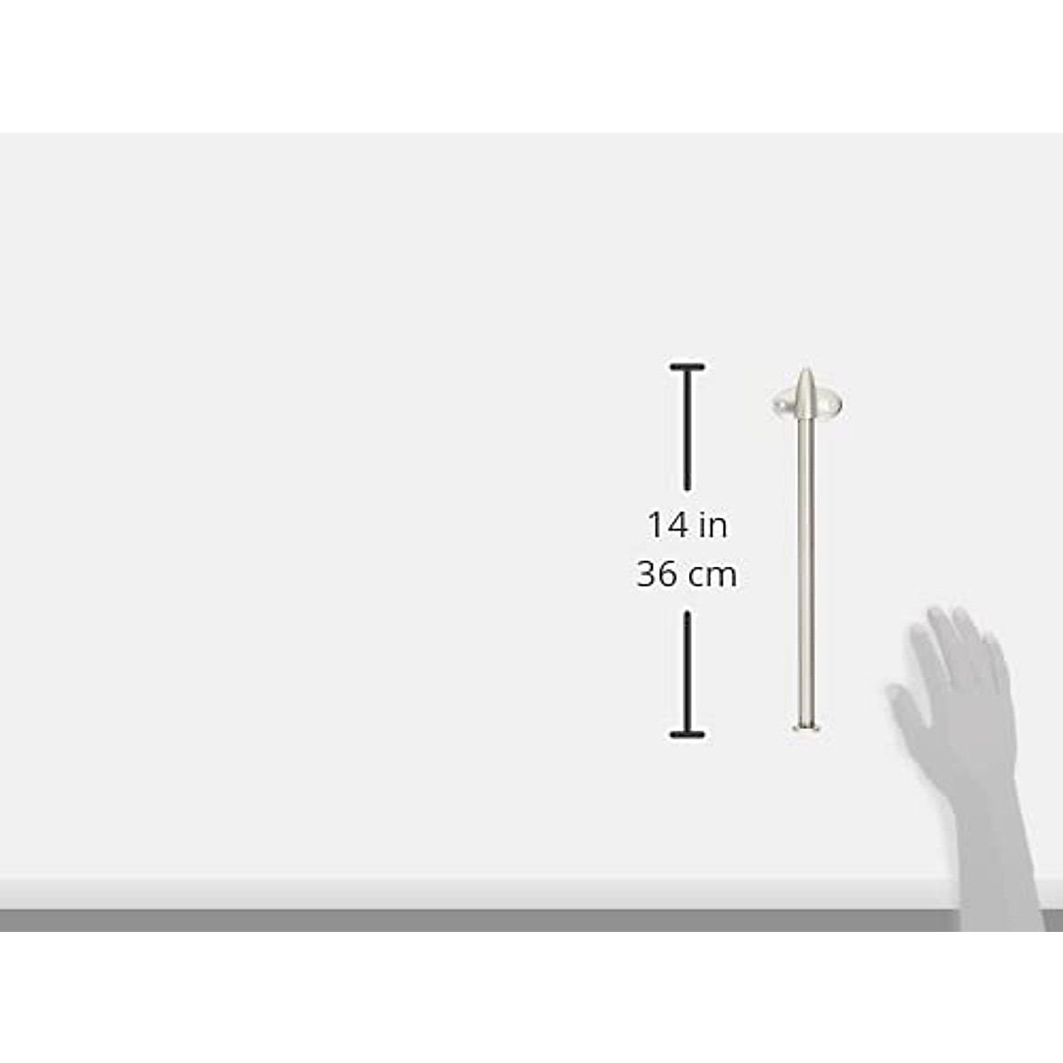 stream wall mount paper towel holder