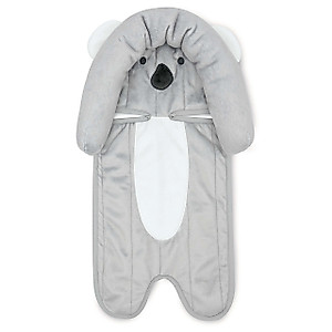 Travel Bug Baby & Toddler 3-Piece Head Support & Strap Covers Set for Car Seats, Strollers & Bouncers … (Koala)