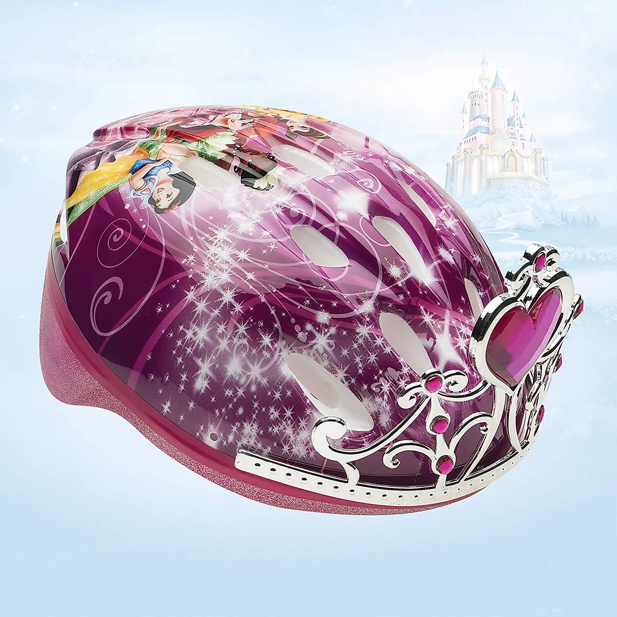 Disney Princess 3D Tiara Child Bike Helmet, Pink by Bell