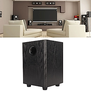 150W Powered Subwoofer, 6.5 in Speaker with High Shock Absorption, Ground Low Pass Filtering, Enhance The Bass, Plug and Play, Deep and Powerful Sound for Home Theater