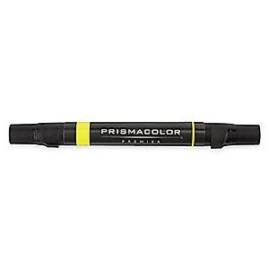 Prismacolor 97 Premier Double-Ended Art Markers, Fine and Chisel Tip, 24-Count with Carrying Case