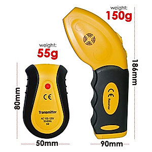Portable Circuit Breaker Finder Tracer Circuit Tester Locate AC Circuits&Fuses Quickly LED Signal Receiver Transmitter Fuse Socket 100-120V Only