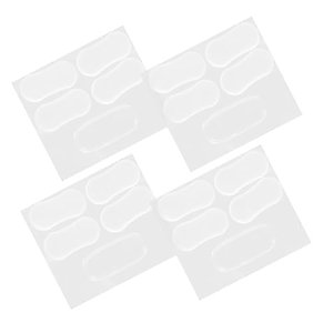 COOLHIYA 20pcs Toilet Seat Cushion Toilet Covers Toilet Gaskets Cabinet Bumpers Clear Cabinet Door Stoppers Toilet Seat Bumper Toilet Seat Bidet Replacement Kit Toilet Bumper