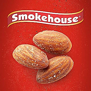 Blue Diamond Almonds, Smokehouse Flavored Snack Nuts, Single Serve Bags (1.5 Oz. Tubes, Pack of 12)
