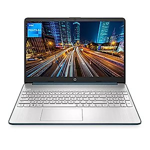 HP Pavilion Laptop, 15.6" HD Display, Intel Pentium Quad-Core Processor, Online Conferencing, Webcam, HDMI, WiFi, Bluetooth, Windows 11 (16GB RAM | 1TB SSD)