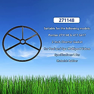271148 2-Inch Diverter 5 Spoke Gasket Replacement For Pentair Pool and Spa Multiport Valve (1/Pack)
