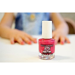 Piggy Paint | 100% Non-Toxic Girls Nail Polish | Safe, Cruelty-free, Vegan, & Scented for Kids | Scented Box Set (4 Mini Polish Gift Set)