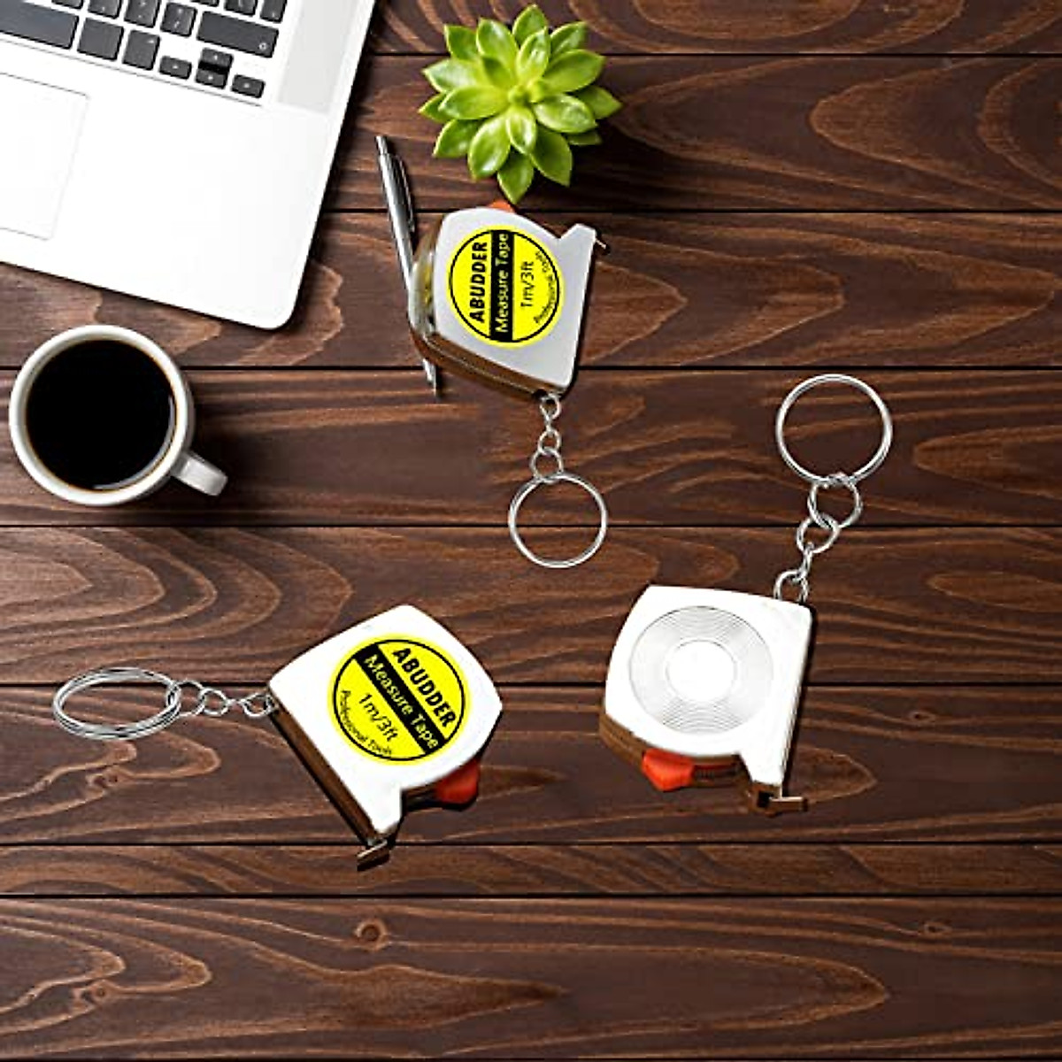 20 Pieces Mini Tape Measures Keychains,Small Tape Measures Retractable, Pocket Tape Measures,Measuring Tapes Retractable, 3 Feet