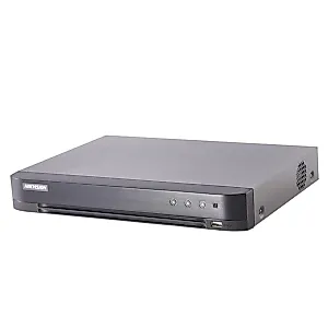 Hikvision DS-7208HQHI-K1 H.265+ 8CH Turbo HD DVR + 4CH IP (UP to 4MP IP Camera) Supports UP to 4MP HD-TVI/AHD (3MP ONLY CH1~CH4), 2MP HD-CVI, CVBS, 1 SATA for HDD (HDD NOT Included)