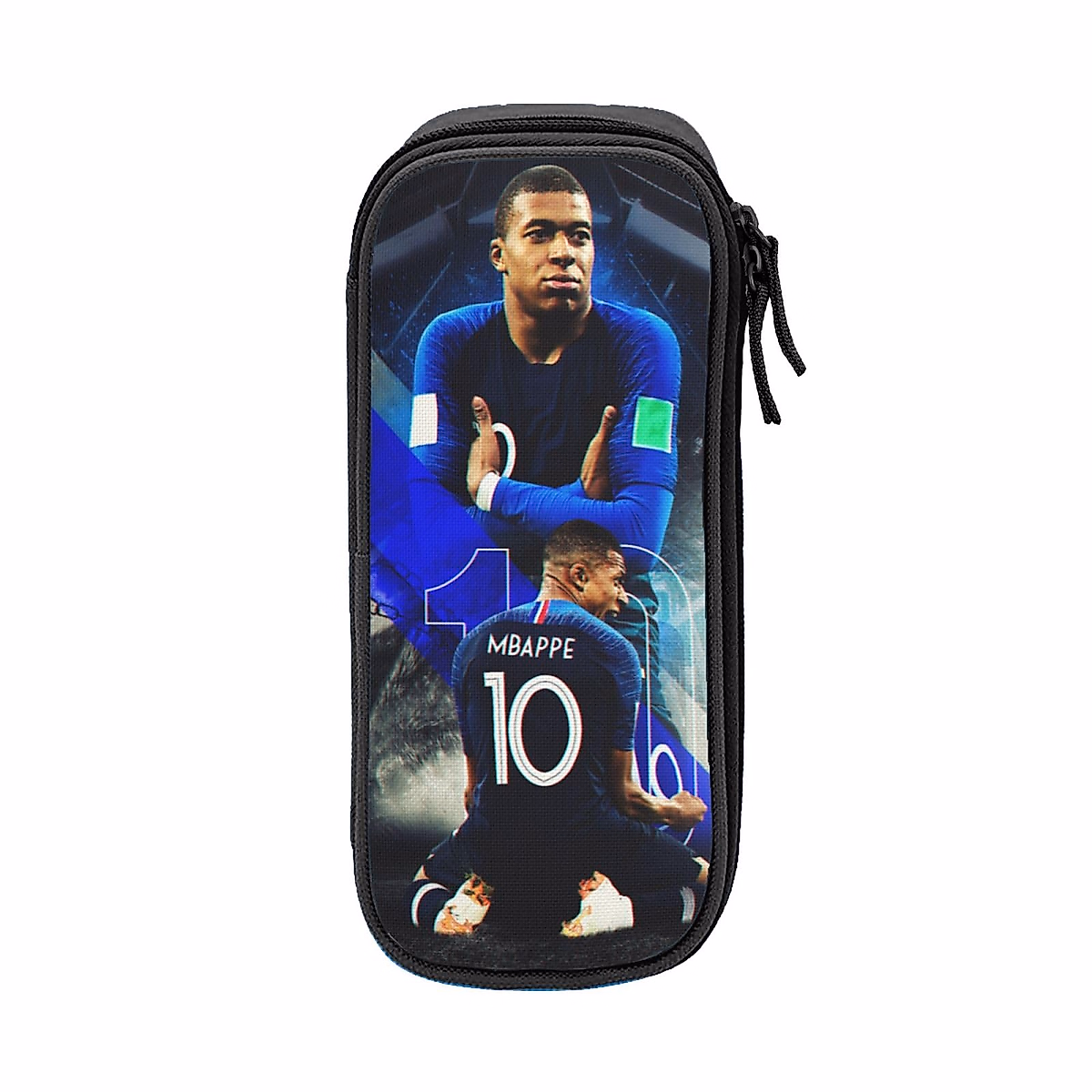 Luja Dling #7 Mbappe #10 Big Capacity Pencil Pen Case For Office College Large Storage High Capacity Bag Pouch Holder Box Makeup Bag