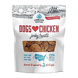 Farmland Traditions Filler Free Dogs Love Chicken Premium Jerky Treats for Dogs (2 lb)