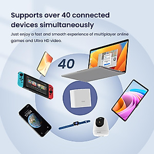 Tenda Whole Home Mesh WiFi System - Dual Band AC1200 Router Replacement for SmartHome,Works with Amazon Alexa for 3000 sq.ft 3+ Room Coverage (MW3 2PK)