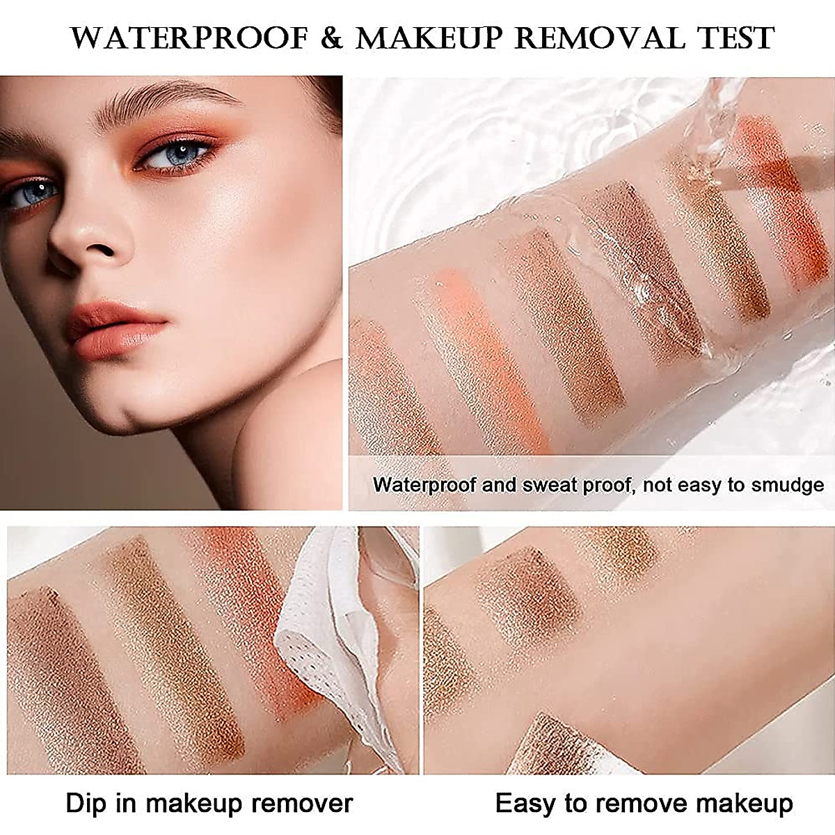 12 Colors Eye Shadow Stick Makeup, Glitter EyeShadow Highlighter Stick, Brilliant Eye Brightener Stick Shimmer Eye Highlighter Makeup Pencil, Double Colors Gradient Highlighter Eye Brightener