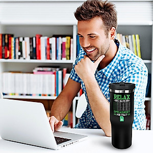 thmasamwr 30oz Excel Tumbler, Spreadsheet Coffee Mug, Relax I Have A Spreadsheet For That Mug for Accountant, CPA, Coworker, Funny Spreadsheet Excel Gifts for Men Women