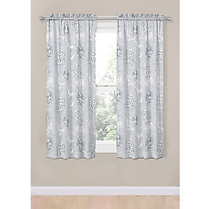 Jay Franco Disney Nightmare Before Christmas Meant to Be 6 Piece Bedroom Set- Includes Twin Bed Set & Window Drapes/Curtains - Super Soft Fade Resistant Microfiber Bedding (Official Disney Product)