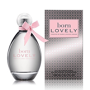 SJP Born Lovely Lush, Sweet, Elegant Amber Floral Eau De Parfum Spray Fragrance for Women - Mandarin, Peony, Honeysuckle, and Freesia - Intense, Long Lasting Scent - 3.4 oz