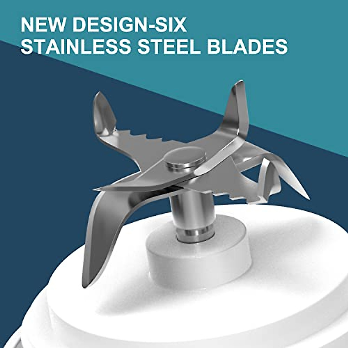 Mulli Portable Blender,Personal Blender for Shakes and Smoothies,Rechargeable Mini Mixer, 20 Oz with Travel Lid for Home/Kitchen/Gym