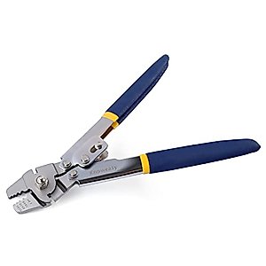 Knoweasy Wire Rope Crimping Tool - Swager and Crimper for Fishing Lines and Aluminum Crimping Loop Sleeves up to 2.2mm, Ideal Wire Rope Crimpr for Cable Crimping and Swaging Projects