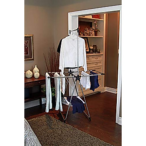 Greenway GFR1211SS Stainless Steel Indoor/Outdoor Compact Drying Center with Mesh Shelf