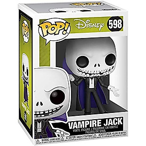 Funko Disney: The Nightmare Before Christmas - Vampire Jack Skellington Pop! Vinyl Figure (Bundled with Compatible Pop Box Protector Case)