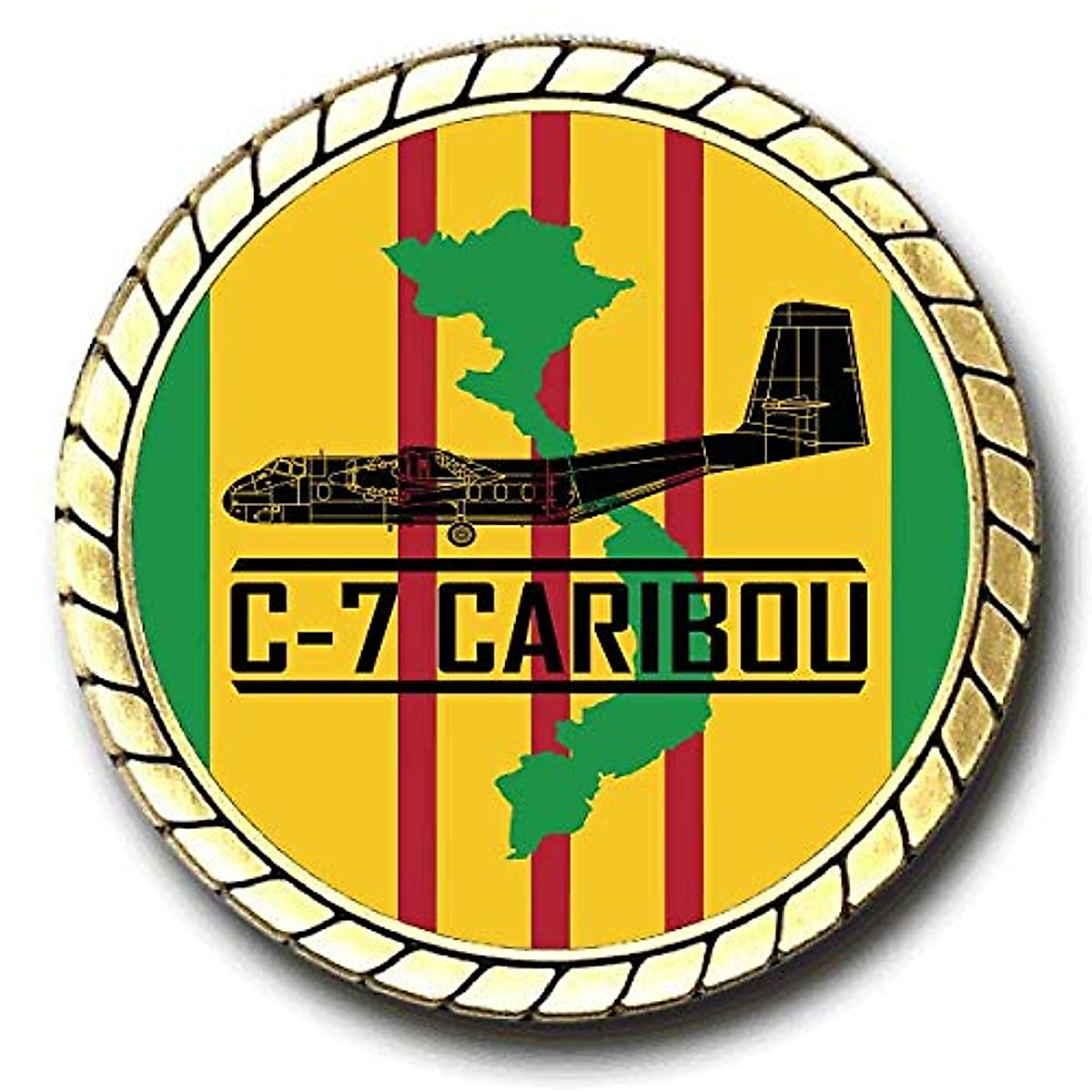 C-7 Caribou Vietnam US Air Force Challenge Coin