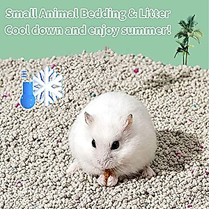 BNOSDM Small Animal Potty Training Litter 5.5lb Critter Litter for Hamster Bunny Bedding Odor Control Rabbit Litter Pellets for Guinea Pigs Rats Dwarf Hamsters Gerbils Ferrets Hedgehogs (Lavender)
