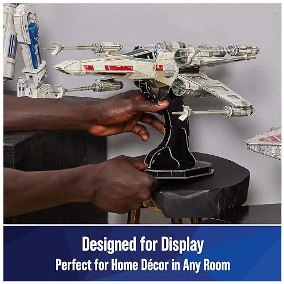 4D Build Star Wars T-65 X-Wing Starfighter 3D Model Kit, Star Wars Gifts, Star Wars Toys for Star Wars Fans & Collectors, Adults & Teens 12+