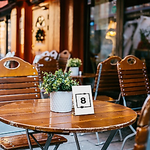 EOOUT Acrylic Sign Holder 4x6 Inches, 16 Pack Plastic Flyer Display Holder, Slant Back Clear Paper, Document Menu Table Transparent Stand for Office, Store, Restaurant