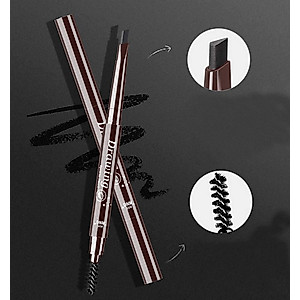 Eyebrow Pencil Longlasting Waterproof Durable Automaric Liner Eyebrow 5 Colors to Choose,Natural Eyebrows that Last For a Long Time (light brown)