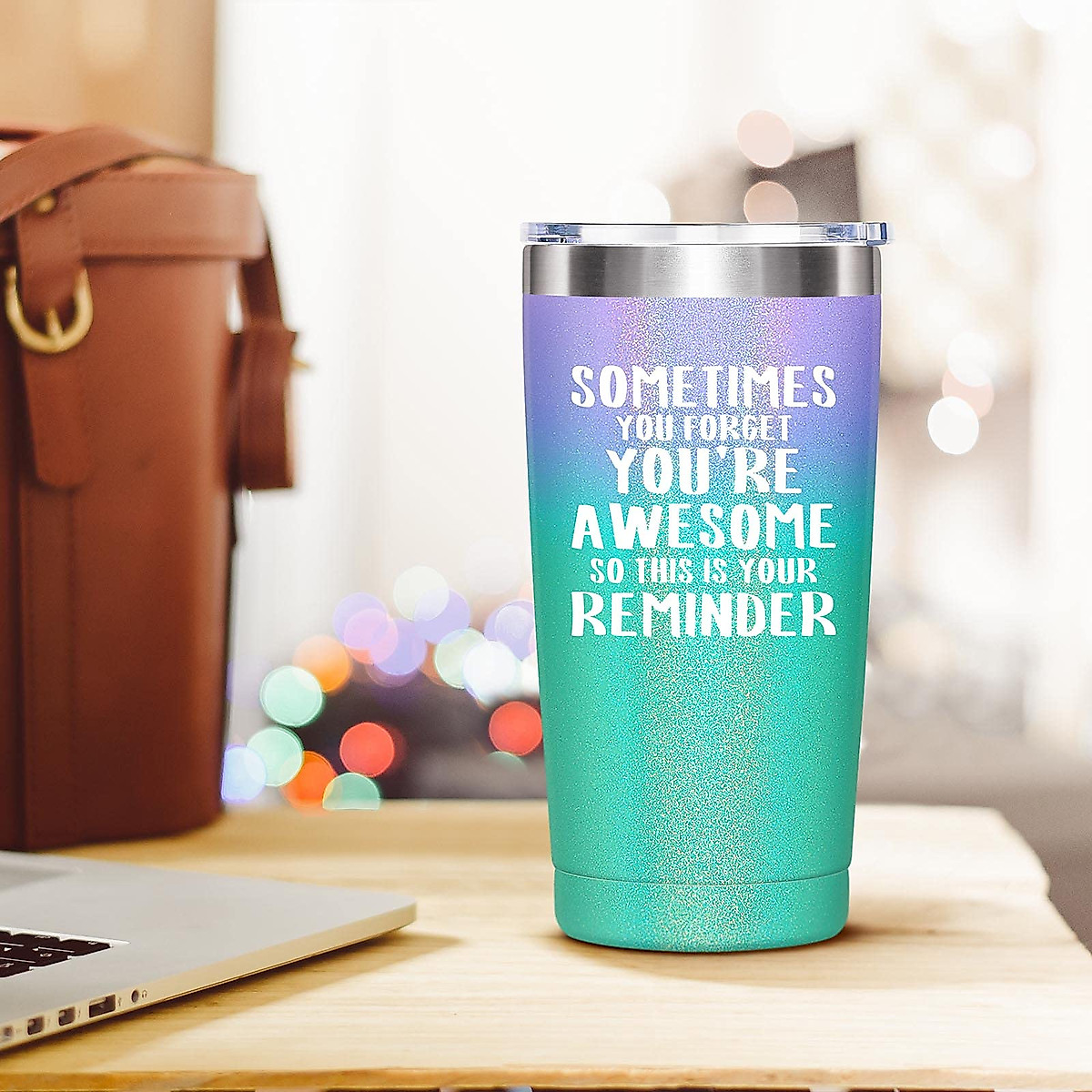 ARABOSTON Inspirational Gifts for Women - Mother's Day Gifts, Birthday Gifts for Best Friend,Coworker, Mom, Insulated Tumbler with Key Chain, 20oz