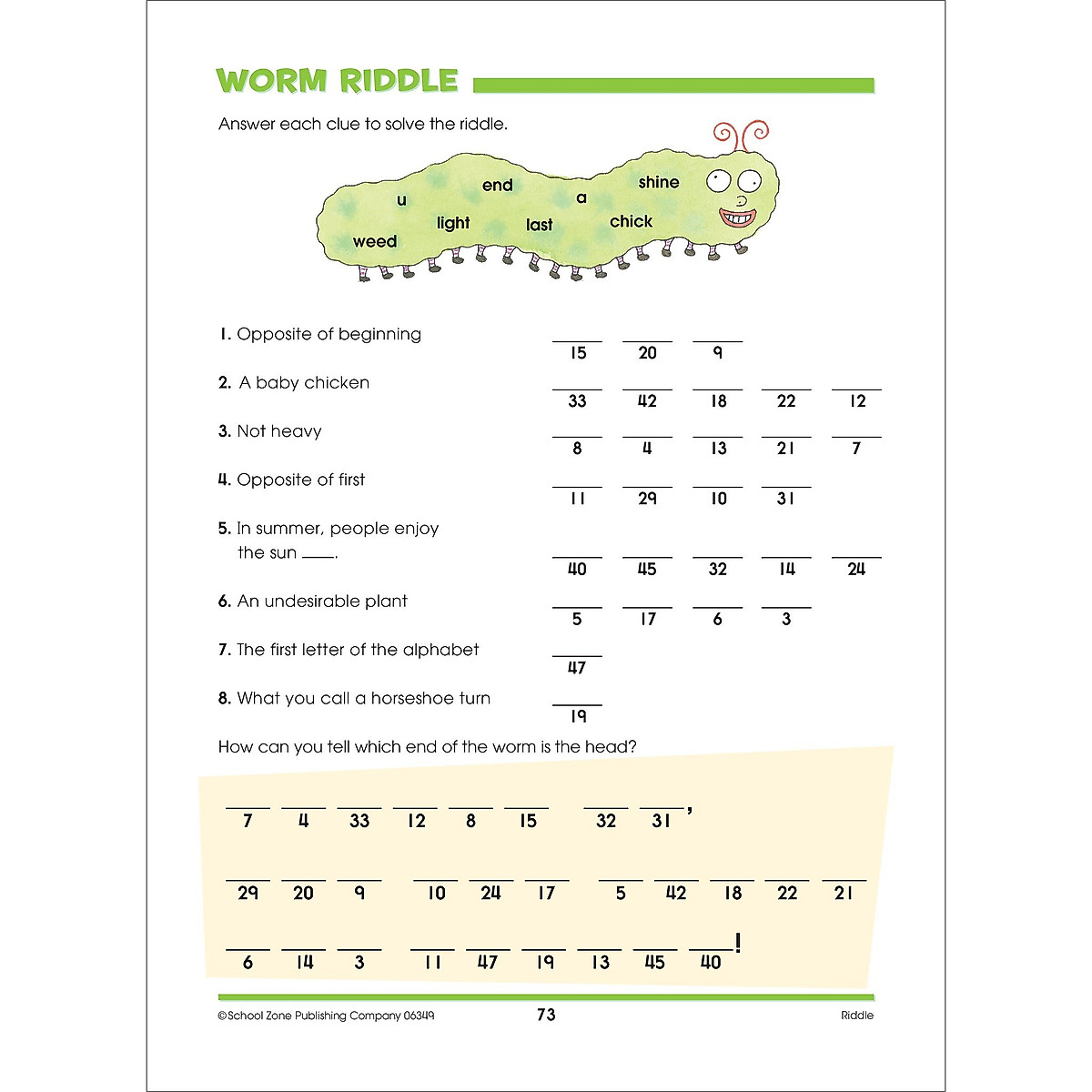 School Zone Big Codes, Puzzles & More Workbook: 320 Pages, Kindergarten, 1st Grade, 2nd Grade, Crossword Puzzles, Games, Riddles, Word Searches, Ages 6 to 8 (School Zone Big Workbook Series)