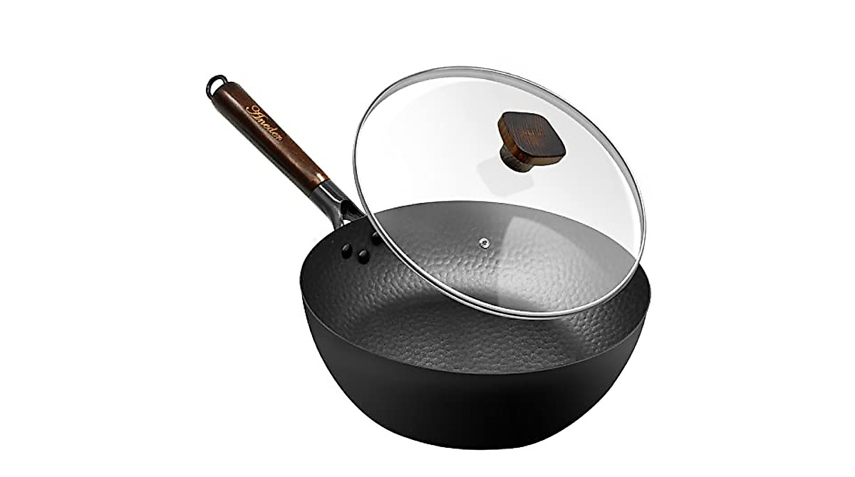 ANEDER 10" Nonstick Frying Pan with Lid for All Stoves