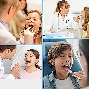 Perfect Stix Tongue Depressors, Non-Sterile, 6", 500 Ct Senior, Pack of 500ct, Brown