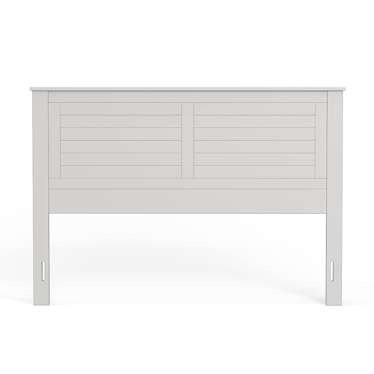 Glenwillow Home Campagne Wood Panel Headboard in White - Queen Size