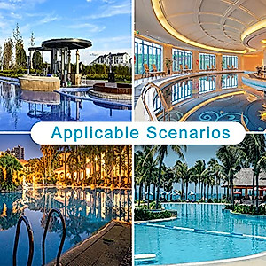 YSBER Pool Skimmer (Total 99" Leaf Skimmer with Telescopic)-Adjustable Heavy Duty Pool Leaf Rake Net-Swimming Pool Cleaner Supplies for Cleaning Swimming Pool Pond and Fine Mesh Deep Bag