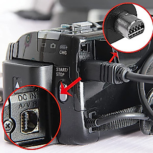 Guy-Tech 5ft AV A/V TV Video Cable Cord Compatible with Camcorder Handycam DCR-HC20 DCR-HC53/e