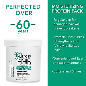 Nutress Hair One-Step Protein Treatment for Damaged Hair 16 oz.