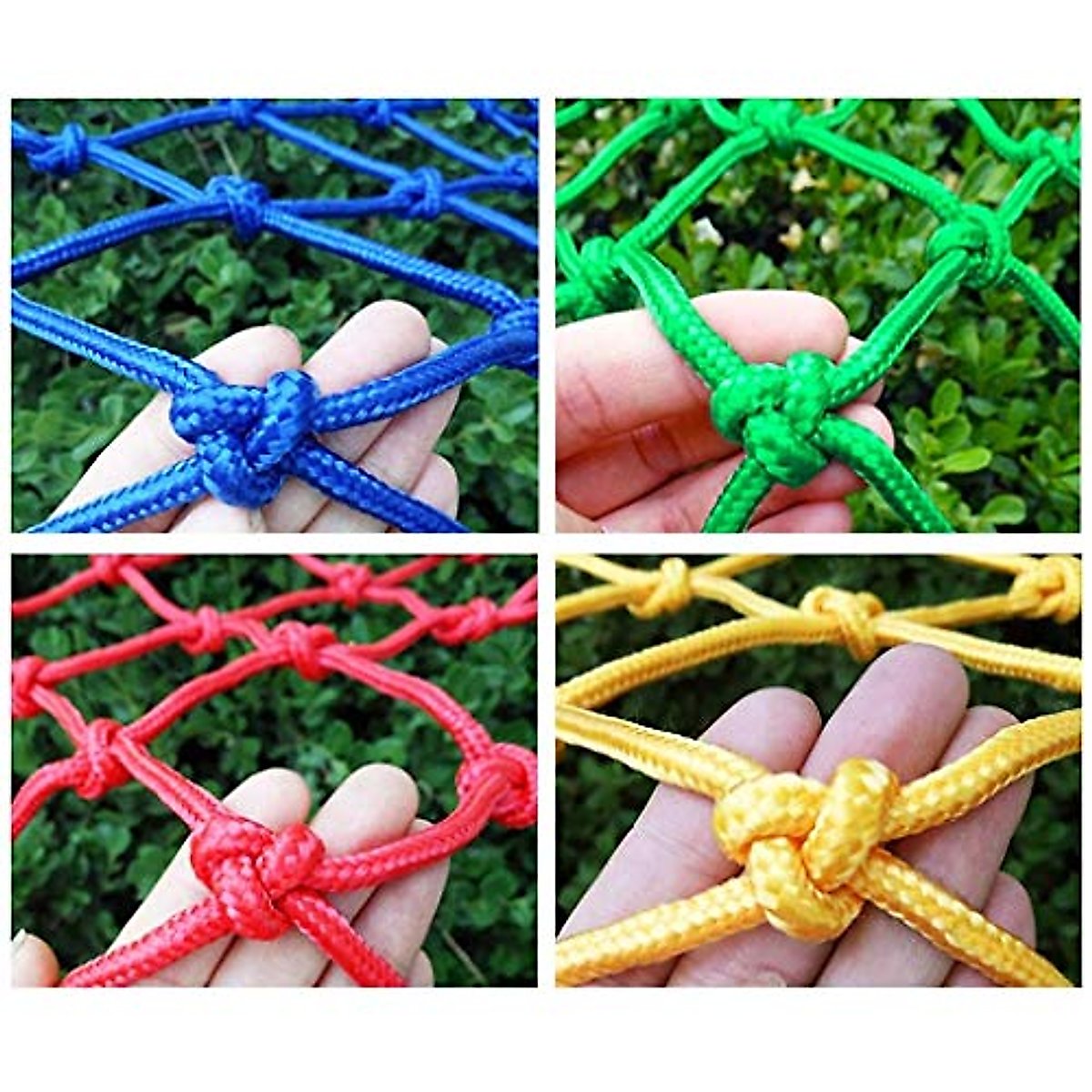 MAGFYLY Banister Guard net Child Safety nets, Rope Thickness 6mm, 5cm mesh, Playground Play net Children's Stairs Anti-Fall net Isolation net Garden Plant Fence Cargo Network (Size : 33M)