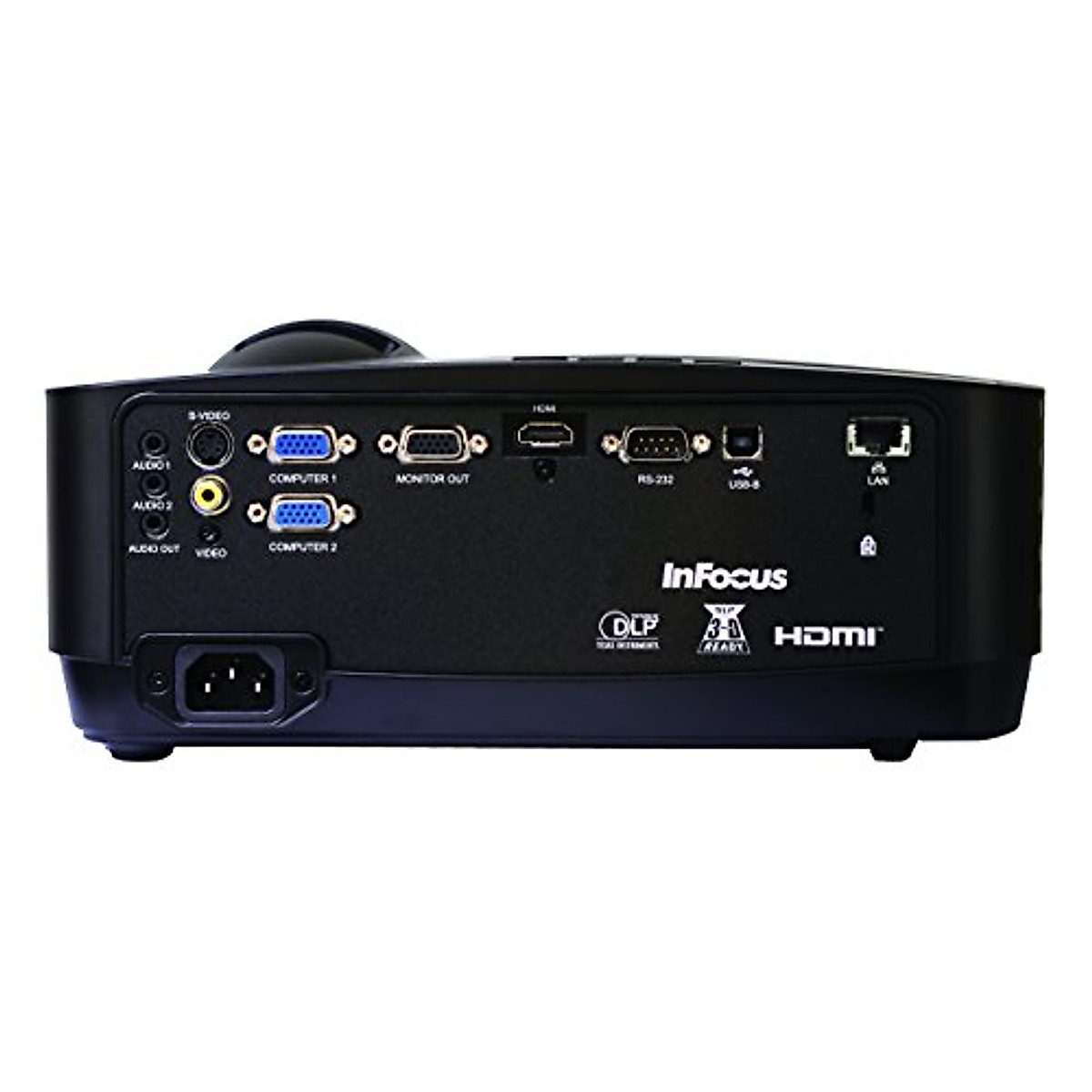 InFocus IN124x XGA DLP Network Projector, 4200 Lumens, HDMI, 2GB Memory