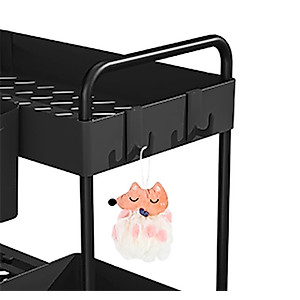 USFU Under Over Sink Organizer and Storage, Under bins for Kitchen and Bathroom Sink Organizers and Storage Cabinet Cleaning Supplies Organizer Shelf Sliding Drawer(2 Packs)