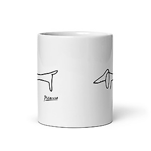 Dog Lump Dachshund Line Art Mug (11oz - 15oz)
