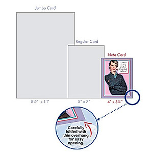 The Best Card Company - 20 Note Cards Blank Assortment (4 x 5.12 Inch) (10 Designs, 2 Each) - Hot Mess AM6622OCB-B2x10