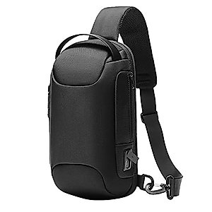 Storage Bag Carrying Case for ROG Ally, for Steam Deck, Switch Gaming Consoles, Protective Shoulder Bag with Anti-theft Lock & USB3.0 + Type-C Charging Port